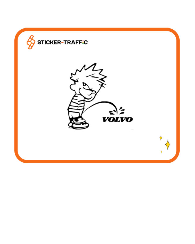 Volvo Calvin sticker – Sticker-Traffic